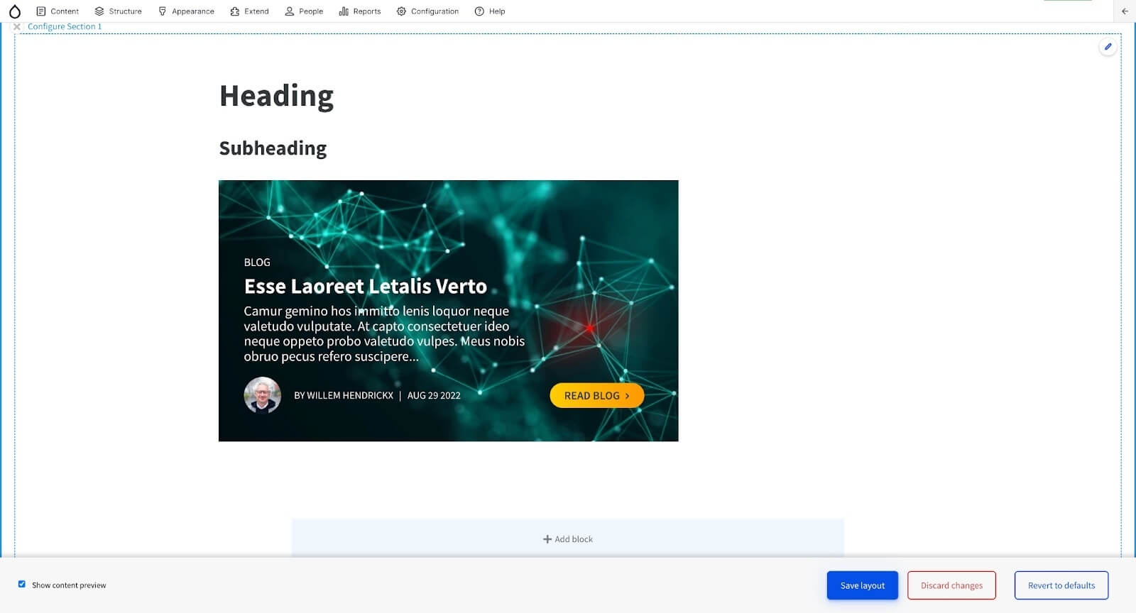 How To Build A Website With Drupal Components Using Layout Builder